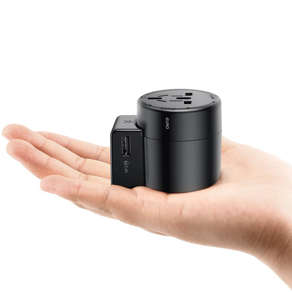 Baseus 6A Dual USB Charger / World Travel Adapter / Power Supply